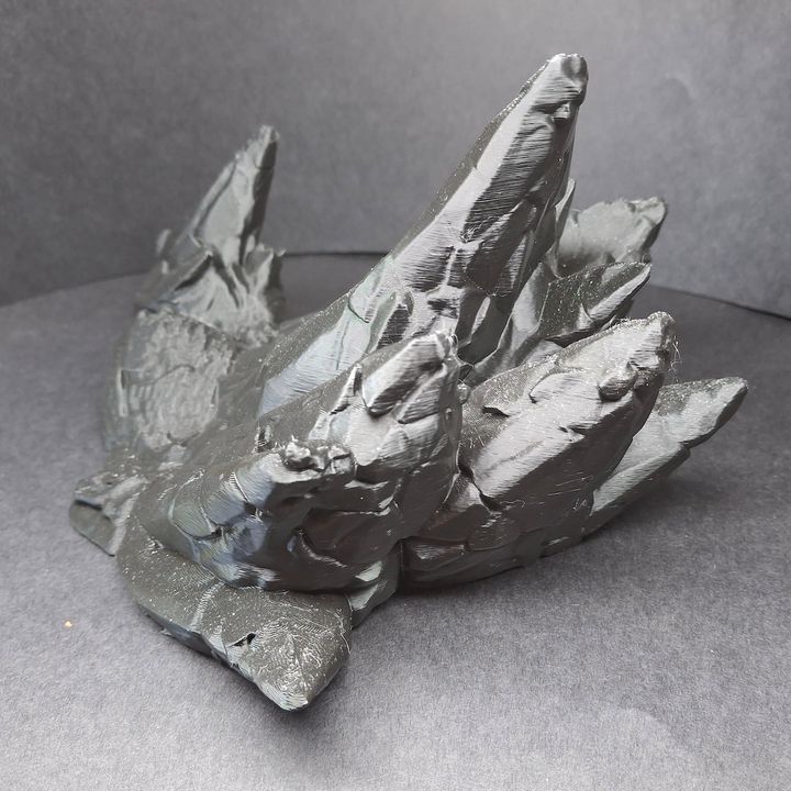 3D Printable Volcanic Rocks Scatter Terrain by Voy Forges