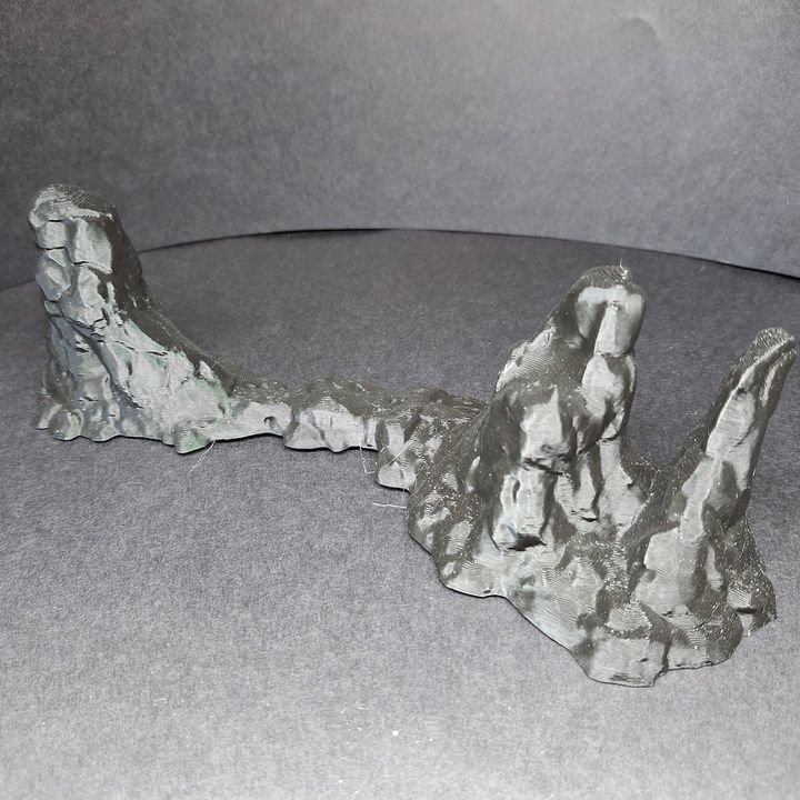 3D Printable Volcanic Rocks Scatter Terrain by Voy Forges