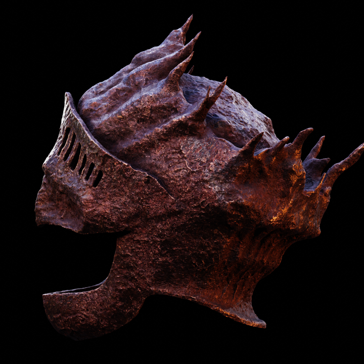 3D Printable SOUL OF CINDER HELMET - FIRELINK HELM - LIFESIZE FAN MODEL ...