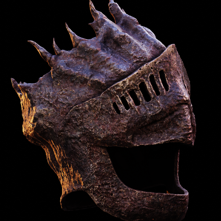 3D Printable SOUL OF CINDER HELMET - FIRELINK HELM - LIFESIZE FAN MODEL ...