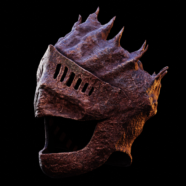 3D Printable SOUL OF CINDER HELMET - FIRELINK HELM - LIFESIZE FAN MODEL ...
