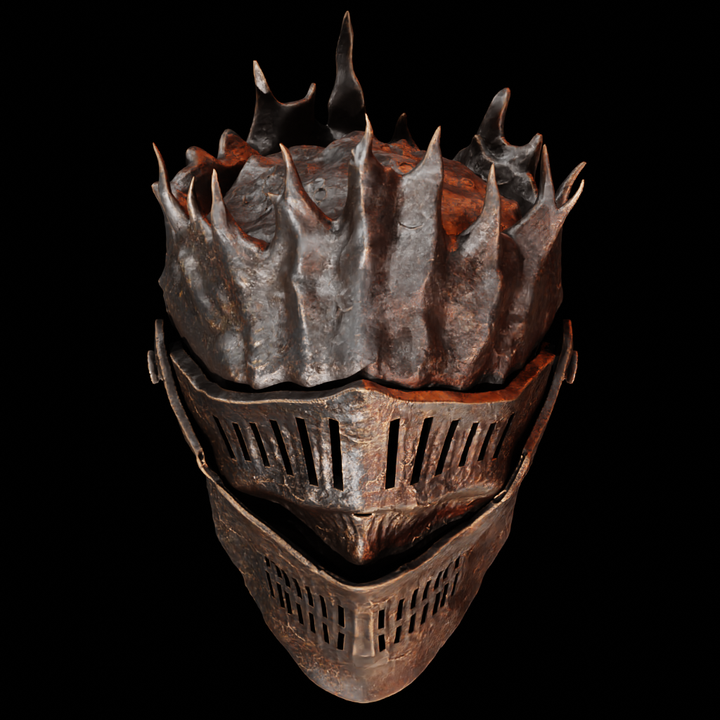 3D Printable SOUL OF CINDER HELMET - FIRELINK HELM - LIFESIZE FAN MODEL ...