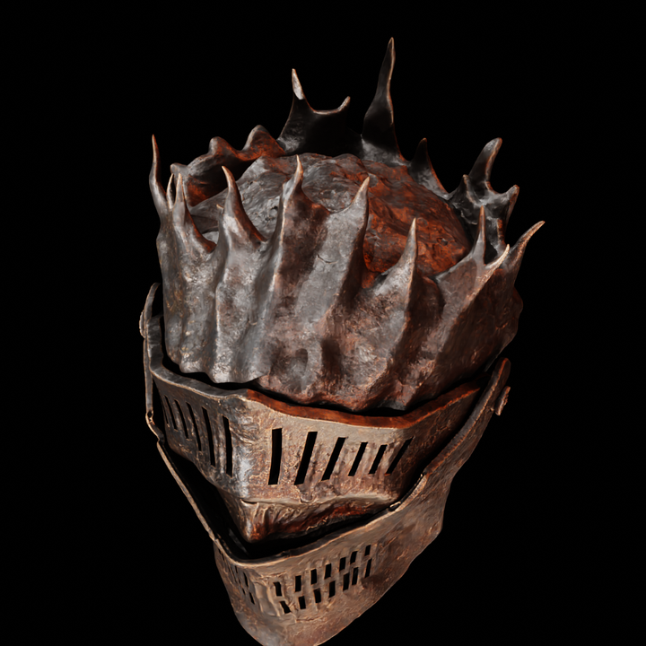 3D Printable SOUL OF CINDER HELMET - FIRELINK HELM - LIFESIZE FAN MODEL ...