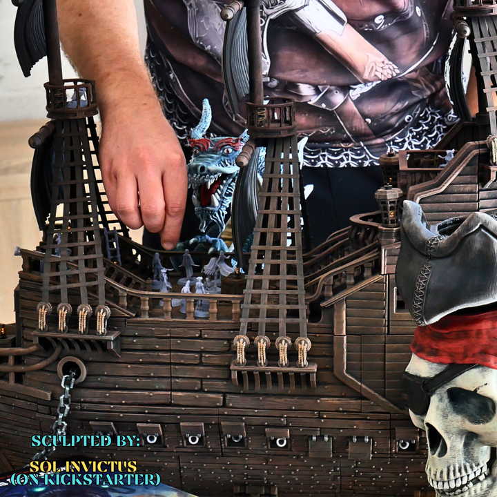 3D Printable Fully Modular Pirate Ship Terrain [Personal] by Sol ...