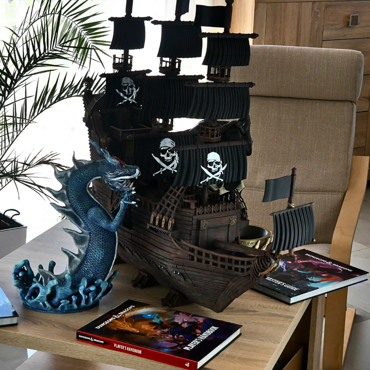 Fully Modular Pirate Ship: 3D Printable Terrain STL & 5E Campaign ...