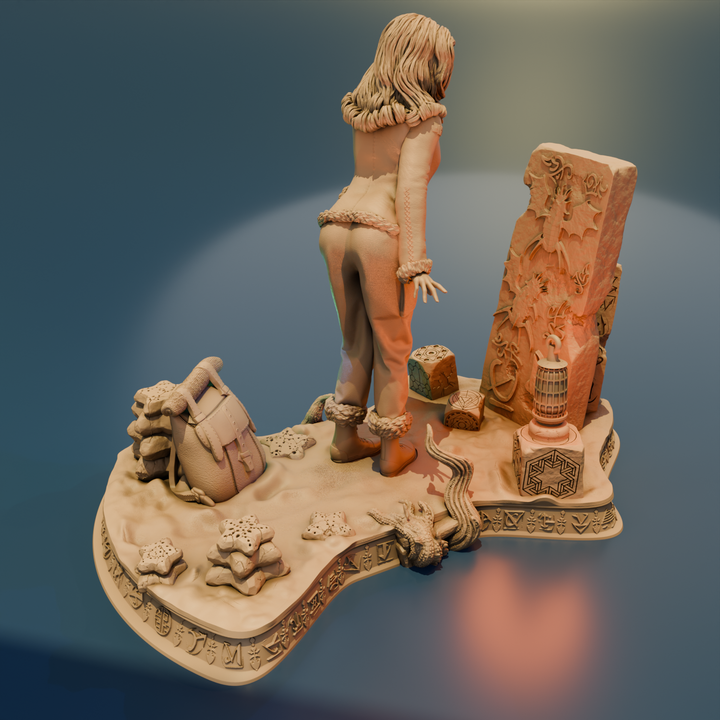 3D Printable Trapped in Madness / Caroline Turner + NSFW + Diorama by ...