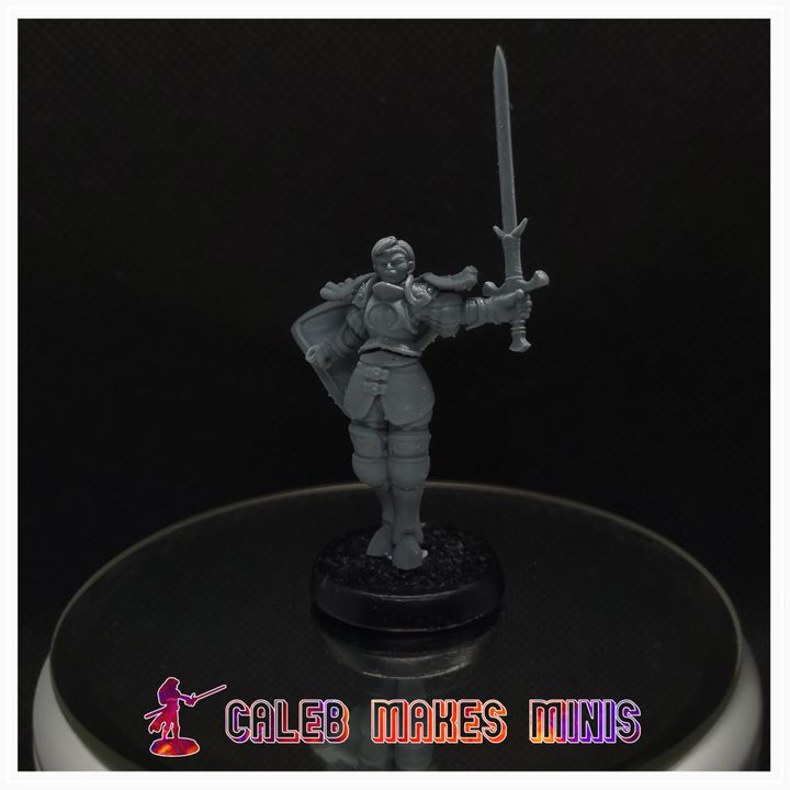 3D Printable "Natasha Byron" - Lady Chevalier [PRE-SUPPORTED] | Horse ...