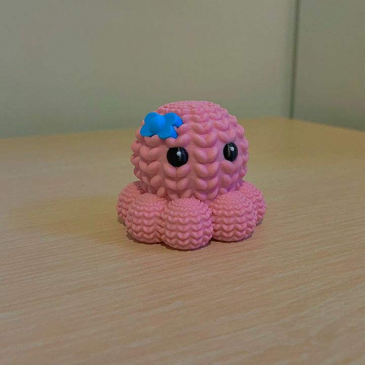 3D Printable Octo Couple Crochet by CritterCave3D