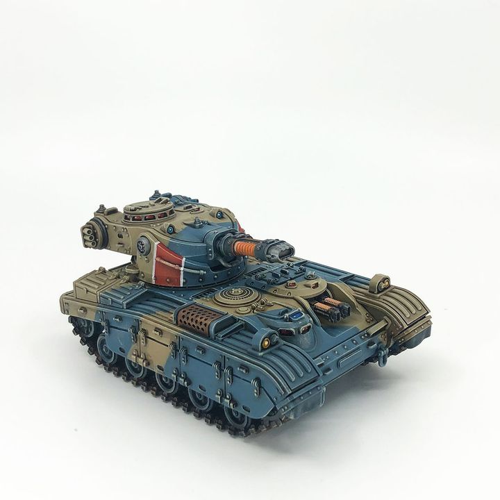 3D Printable AB.12 Kaskara Light Battle Tank by Nate Feyma