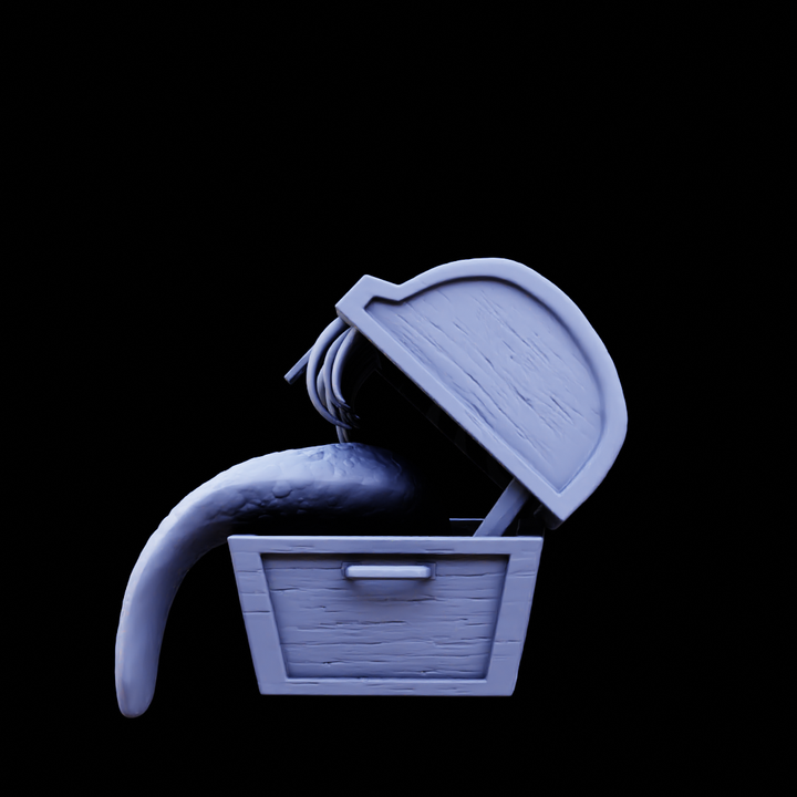 3D Printable MIMIC CHEST - SYMBOL OF AVARICE - DARK SOULS FAN ART MODEL ...