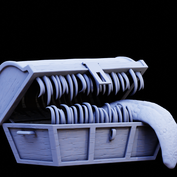 3D Printable MIMIC CHEST - SYMBOL OF AVARICE - DARK SOULS FAN ART MODEL ...