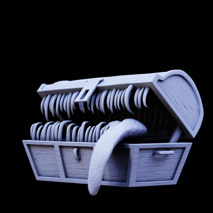 3D Printable MIMIC CHEST - SYMBOL OF AVARICE - DARK SOULS FAN ART MODEL ...