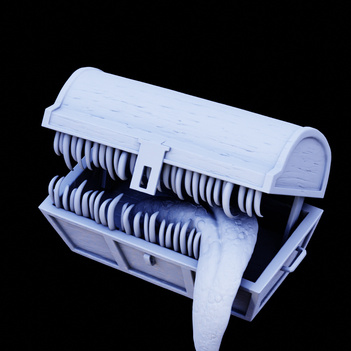 3D Printable MIMIC CHEST - SYMBOL OF AVARICE - DARK SOULS FAN ART MODEL ...