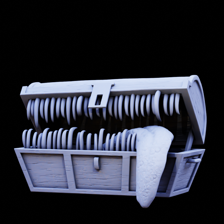 3D Printable MIMIC CHEST - SYMBOL OF AVARICE - DARK SOULS FAN ART MODEL ...