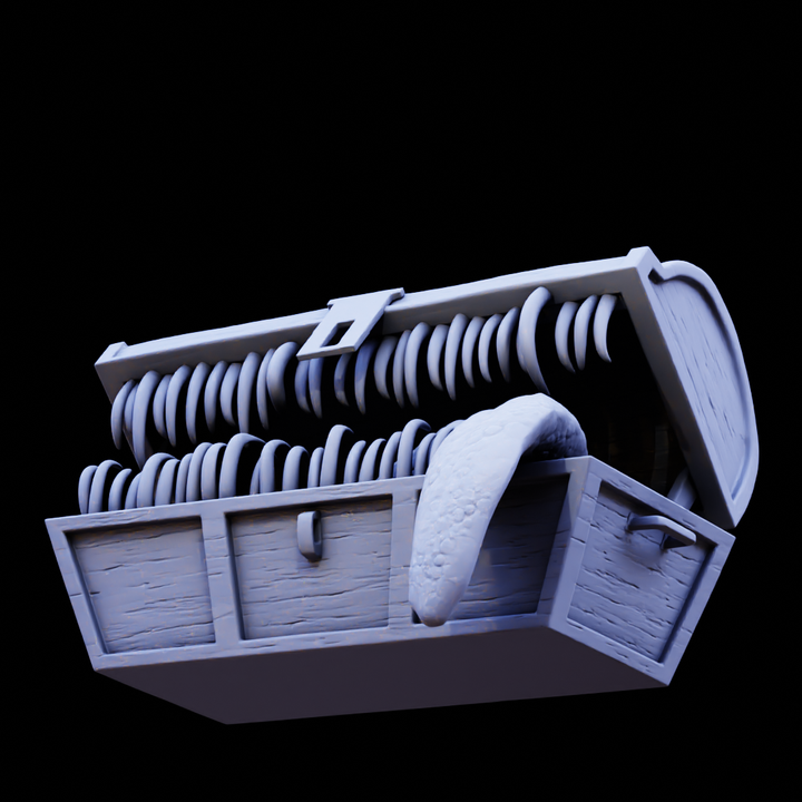3D Printable MIMIC CHEST - SYMBOL OF AVARICE - DARK SOULS FAN ART MODEL ...