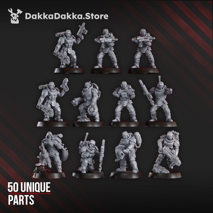 3D Printable Phaeton Guard Special Forces (build kit) by dakkadakka.store