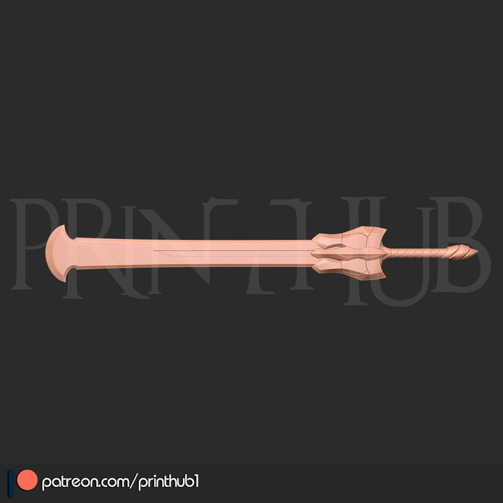3D Printable Momonga Sword from Overlord - Fan Art for cosplay STL by ...