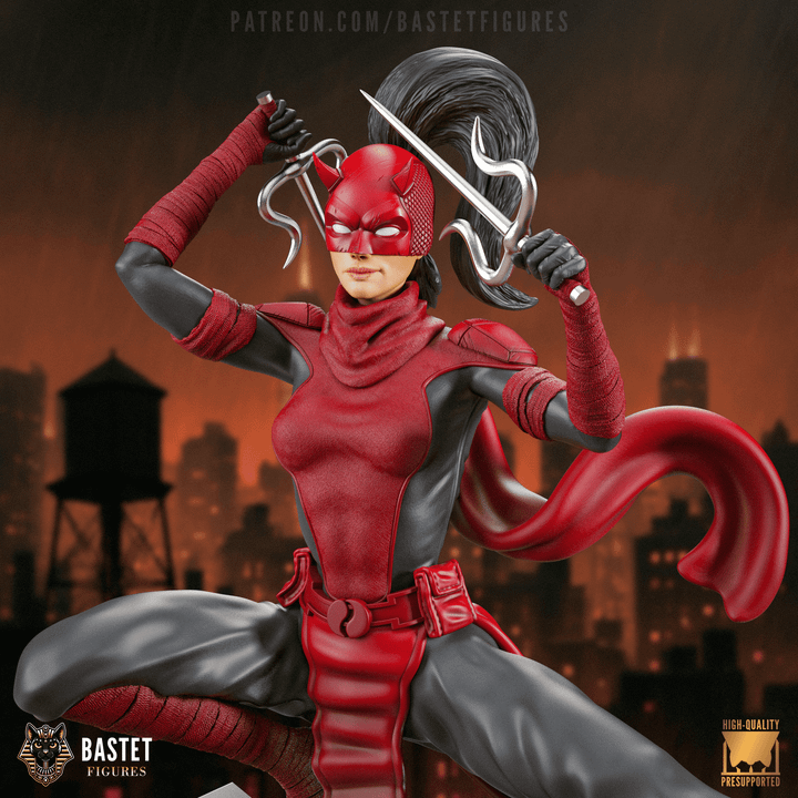 3D Printable The Elektric Blade by Bastet Figures