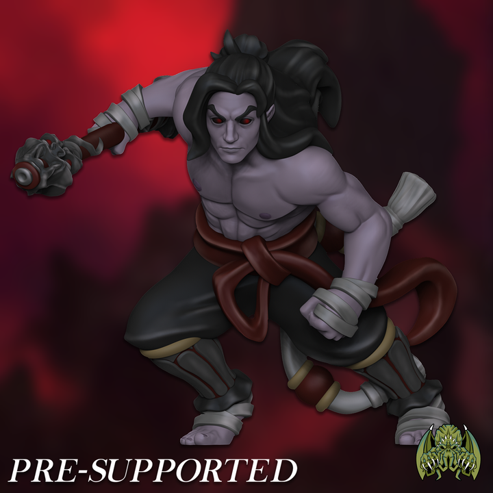 3D Printable Valerius The Shadow Monk [PRE-SUPPORTED] Rogue Assasin ...