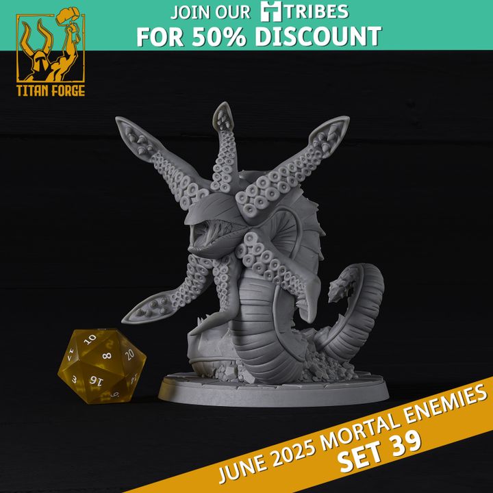 3D Printable RPG - Monsters DnD 5e - Mortal Enemies Set 39 by Titan ...