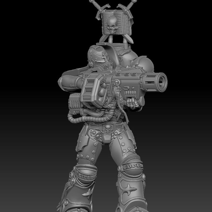 3D Printable Steel Sanctifier 8 by Silent Gil