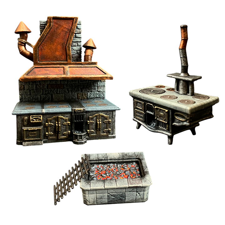 3D Printable Stoves by Tiny Furniture