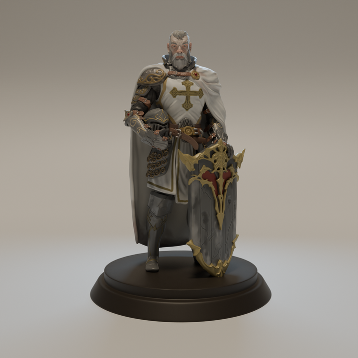 3D Printable Human Clerics by Tenda Orc Studio