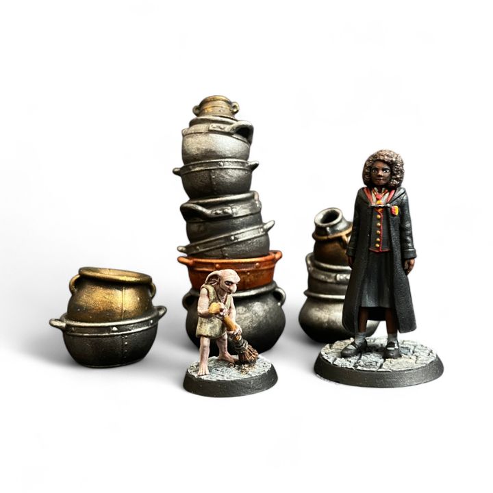 3D Printable Cooking Cauldrons by Tiny Furniture