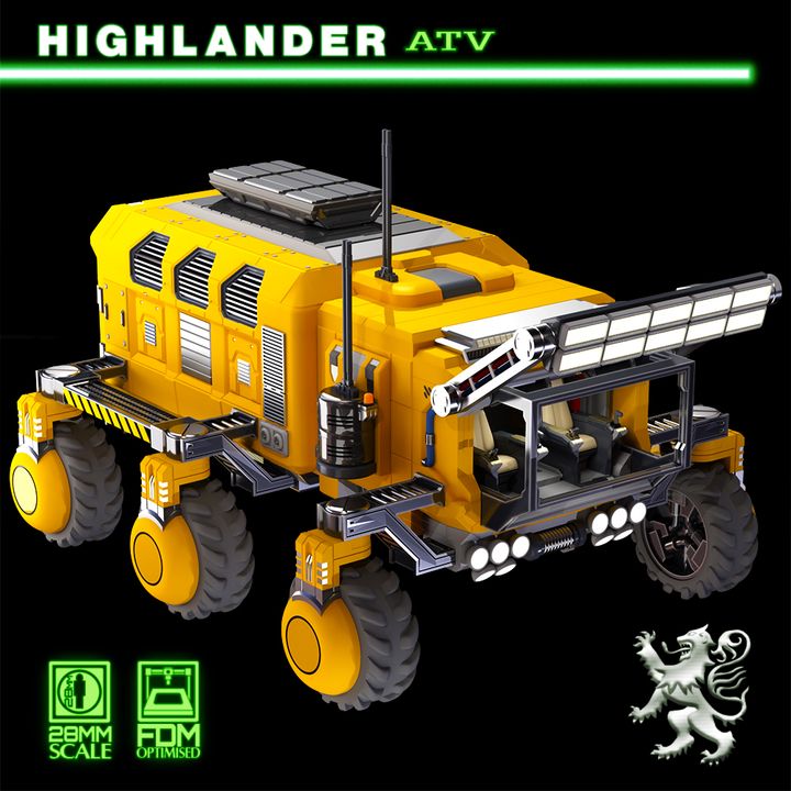 3D Printable Taurus - Highlander ATV by 2nd Dynasty