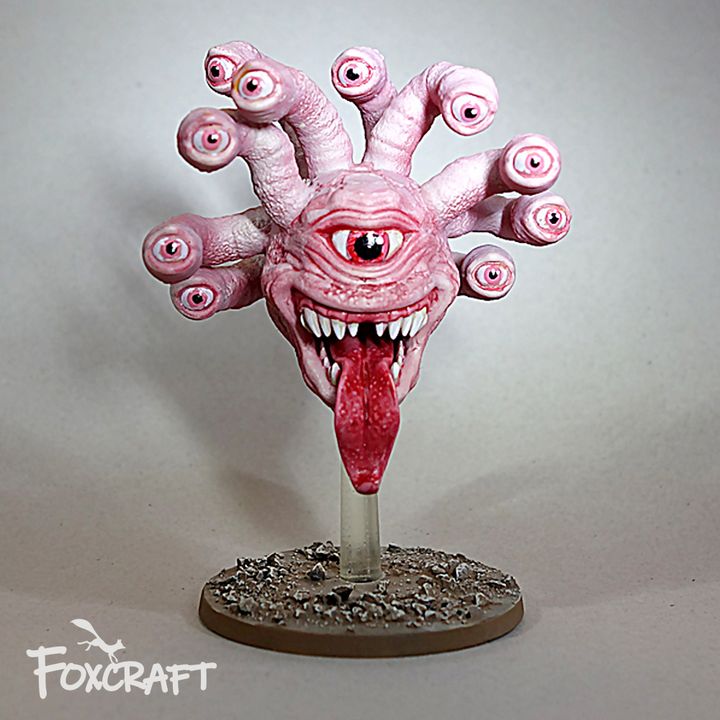 3D Printable Beholder 4 by FoxCraft Creations