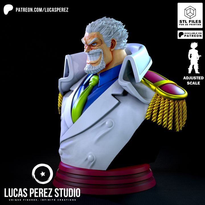 3D Printable GARP BUSTO by Lucas Perez