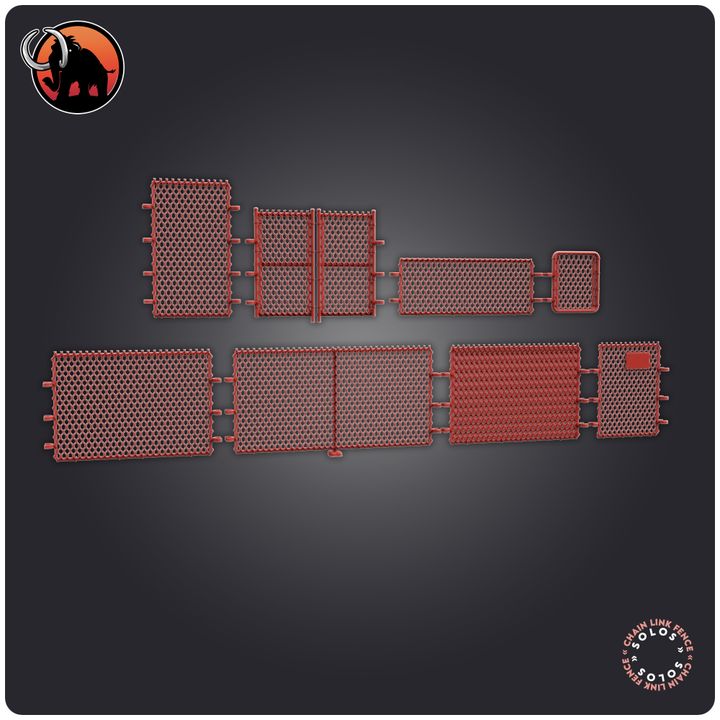 3D Printable Chain Link Fence by Plastic Age