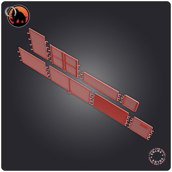 3D Printable Chain Link Fence by Plastic Age