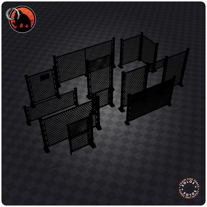 3D Printable Chain Link Fence by Plastic Age