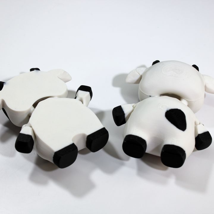 3D Printable Sir Loin, the cow sprite by Teal Cat Creative