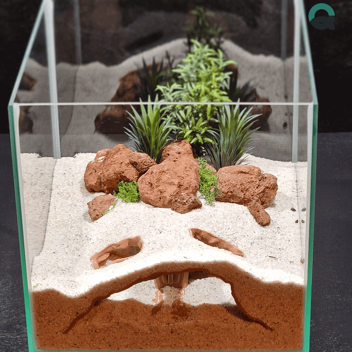 3D Printable Underground Reptile and Fish Cave - Egypt Theme, Aquarium ...