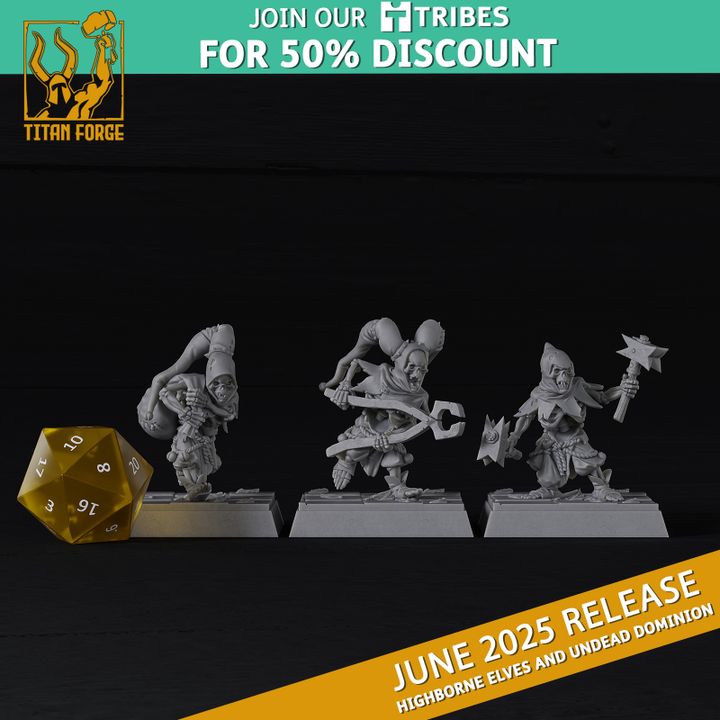 3D Printable Tooth Fairies - Highborne Elves and Undead Dominion ...