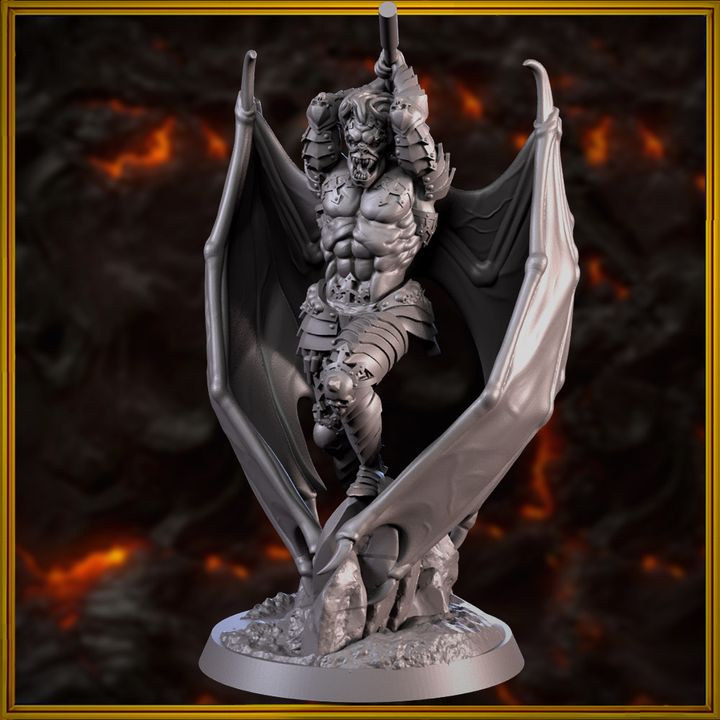 3D Printable Angry Demon Prince by Sergeant Hammer