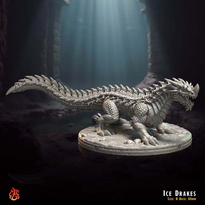 3D Printable Ice Drakes by Crippled God Foundry