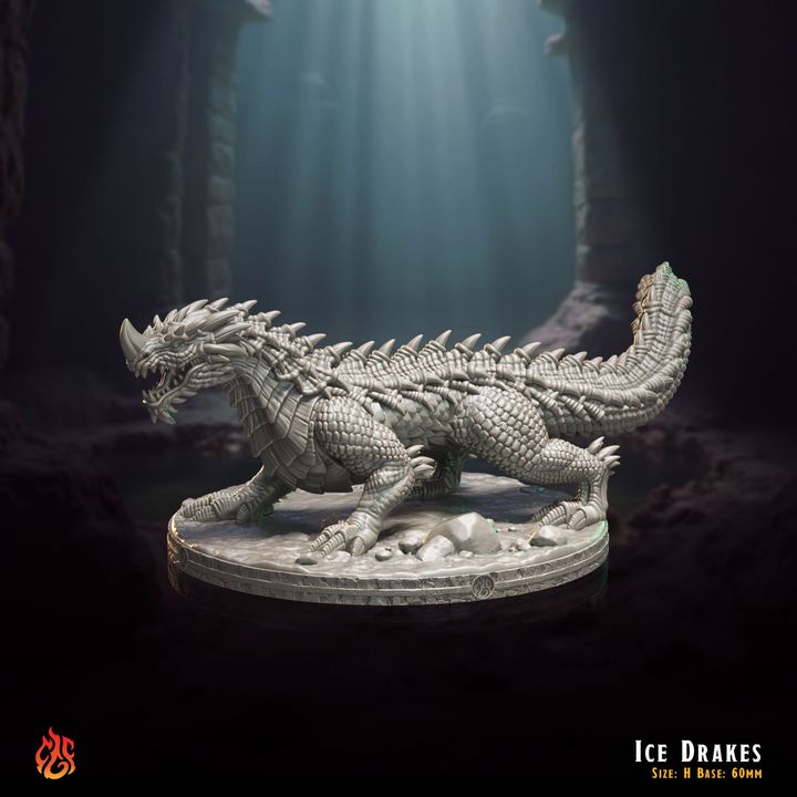 3D Printable Ice Drakes by Crippled God Foundry