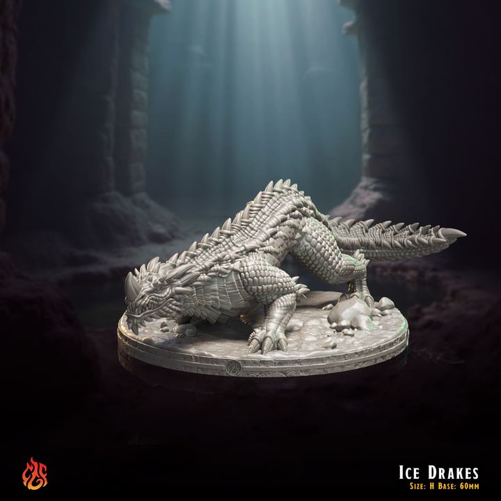 3D Printable Ice Drakes by Crippled God Foundry