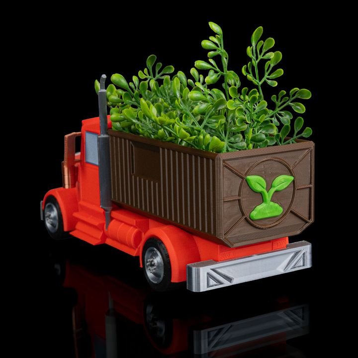 3D Printable Keep on Growin’ Artificial Plant Pot by Stlflix