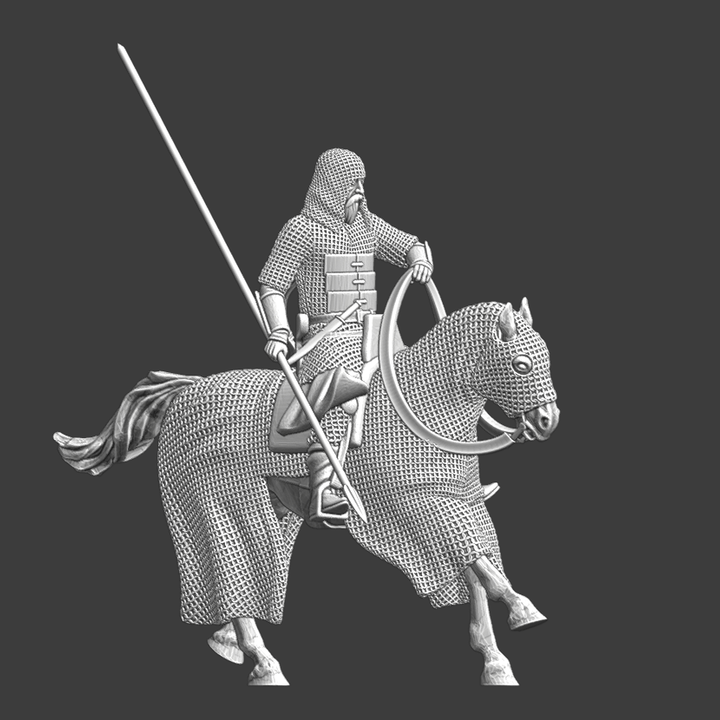 3D Printable Steppe Warrior - Mounted Heavy Cavalry by Northern ...