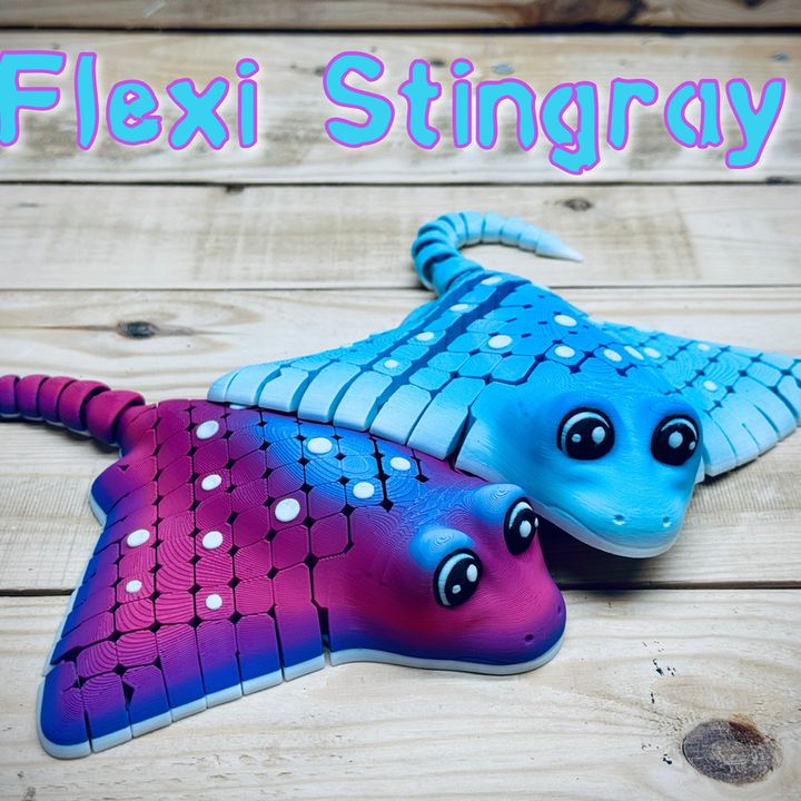 3D Printable Flexi Stingray by ENIQUE3D