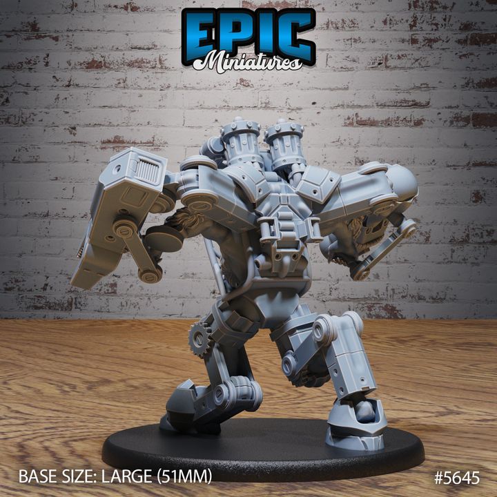 3D Printable Artificer Gnoll Attack / Hyena Hybrid Construction ...