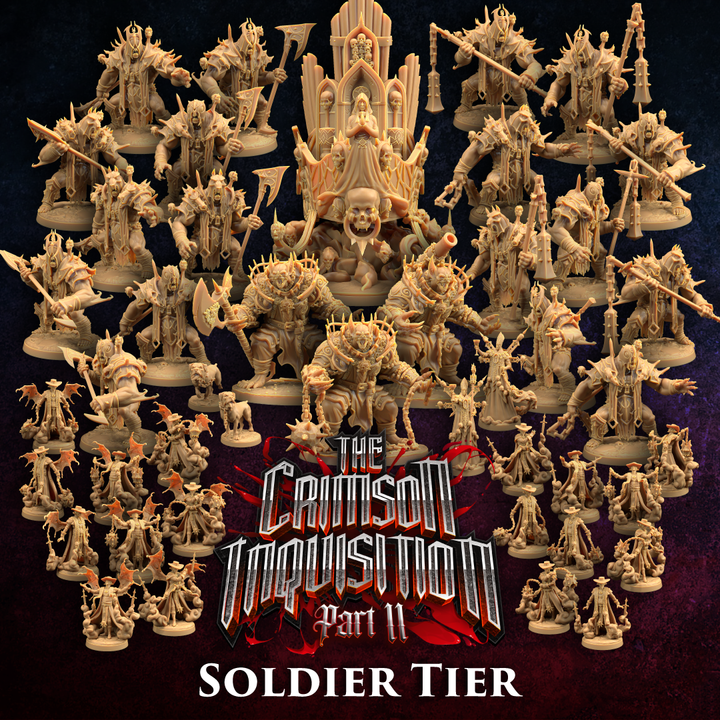 3D Printable The Crimson Inquisition Pt. 2 | Soldier Tier ...
