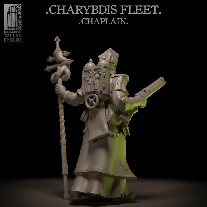 3D Printable CHARYBDIS CHAPLAIN (Pre-supported/multiparts) by Bizarre ...