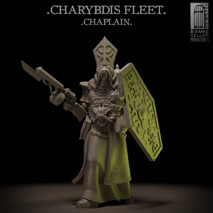 3D Printable CHARYBDIS CHAPLAIN (Pre-supported/multiparts) by Bizarre ...