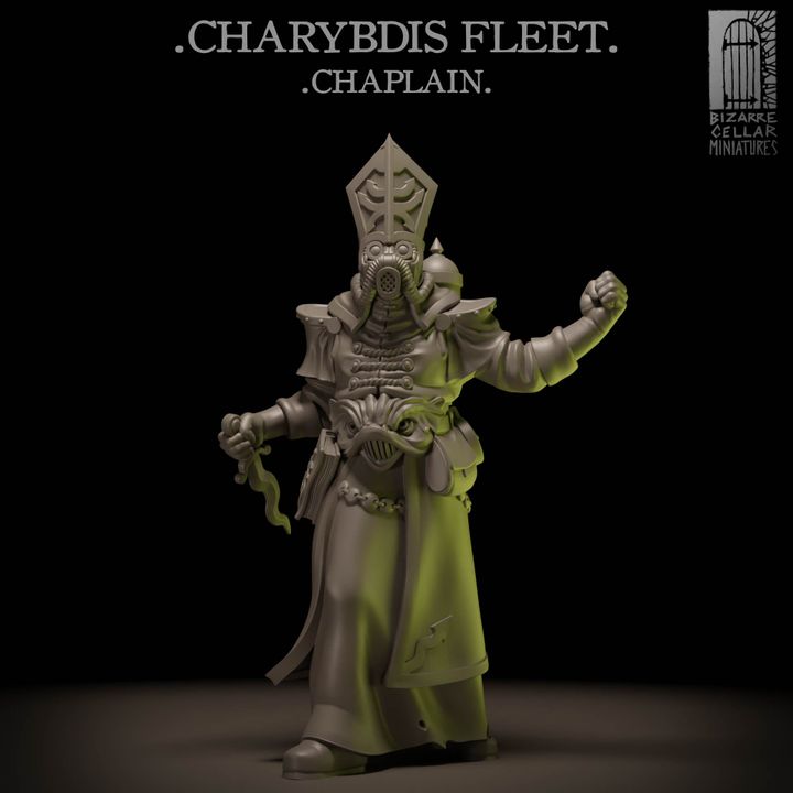 3D Printable CHARYBDIS CHAPLAIN (Pre-supported/multiparts) by Bizarre ...