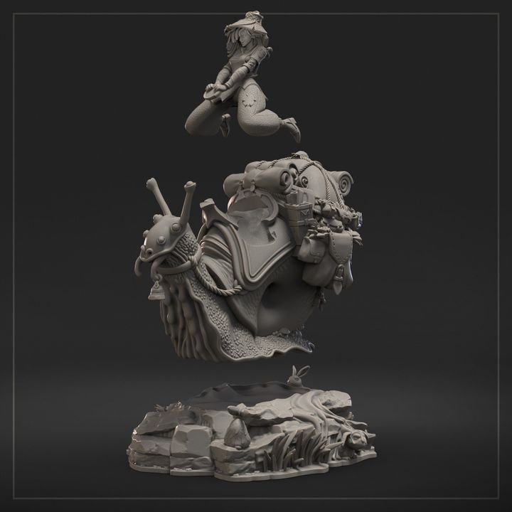 3D Printable Luma 32mm and 75mm by Dungeons & Maidens